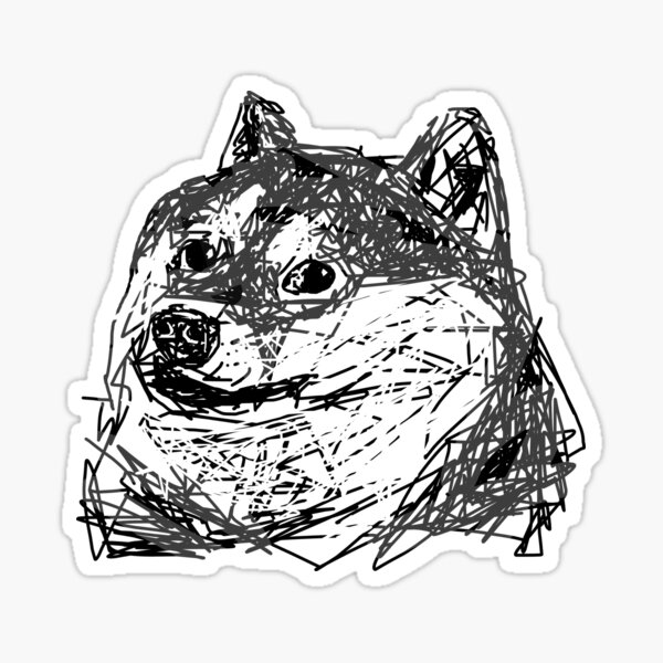 "Doge Meme" Sticker for Sale by TheLazyCompany | Redbubble