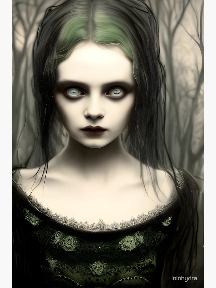 "Sad lost emo girl" Sticker for Sale by Holohydra | Redbubble