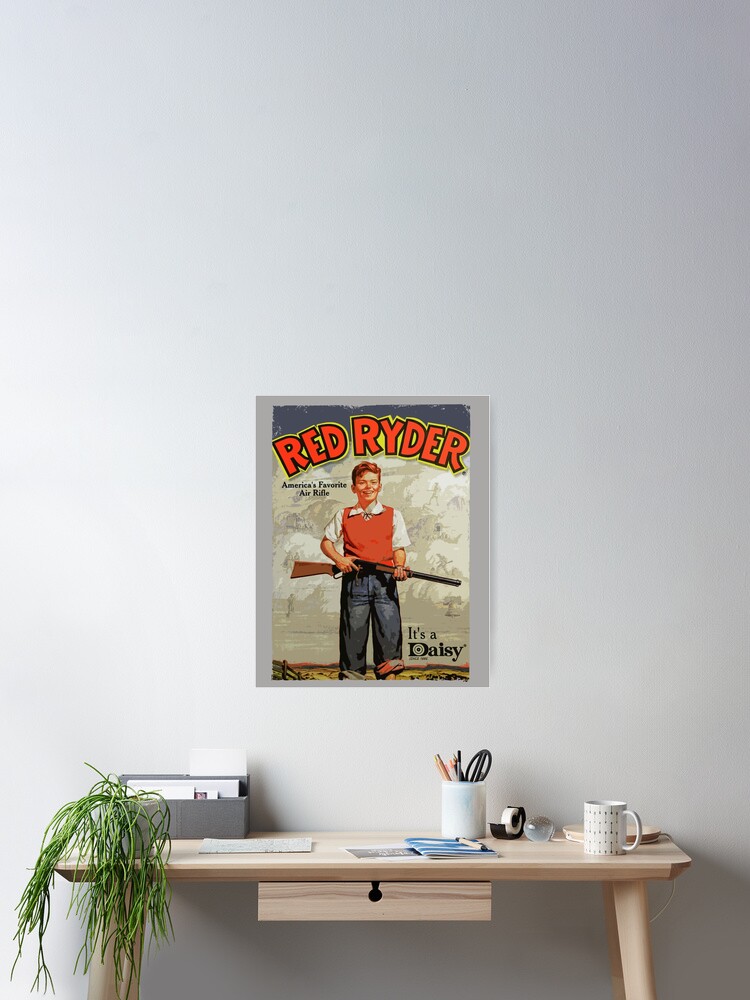 "Red Ryder!" Poster for Sale by timshawlstudio | Redbubble