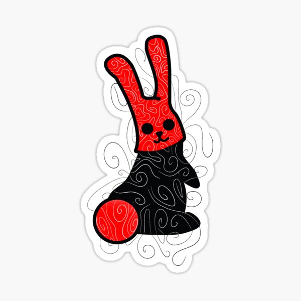 "TWR all wrapped up blood red" Sticker for Sale by TheWhiteRabbwit ...