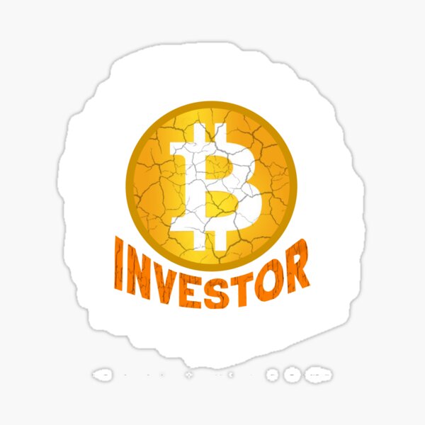 "Bitcoin investor graphics design" Sticker for Sale by zander25 | Redbubble
