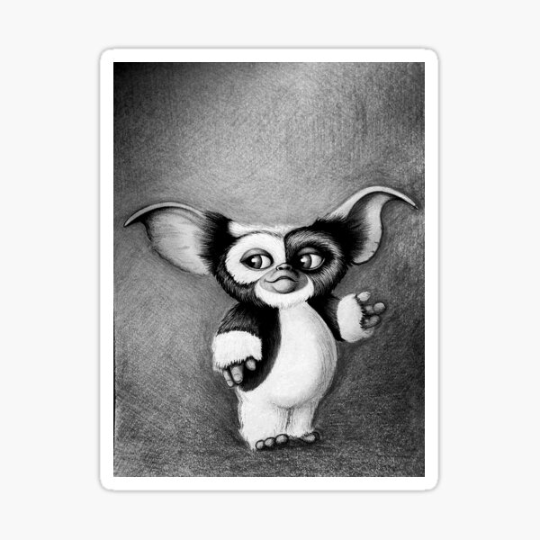 "Gizmo" Sticker for Sale by emahuckindesign | Redbubble