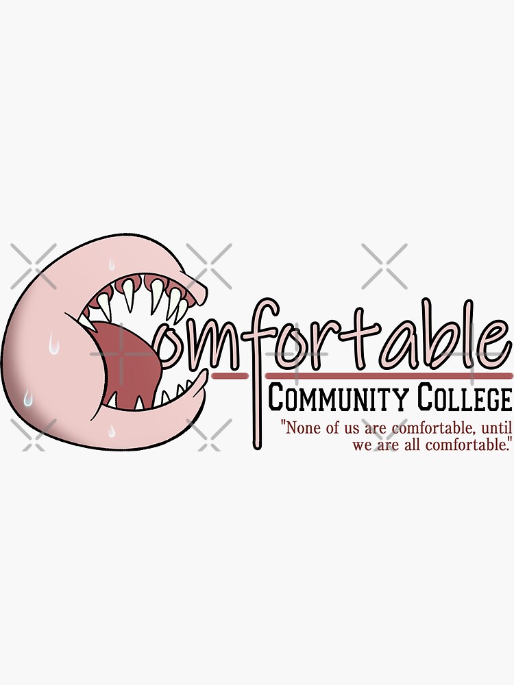 "Comfortable Doug's Community College Logo" Sticker for Sale by spirit ...