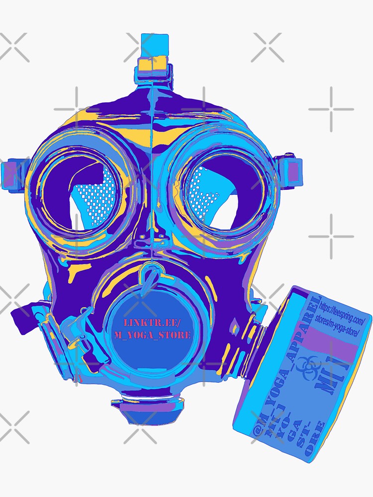 "Respirator" Sticker for Sale by m-yoga-store | Redbubble