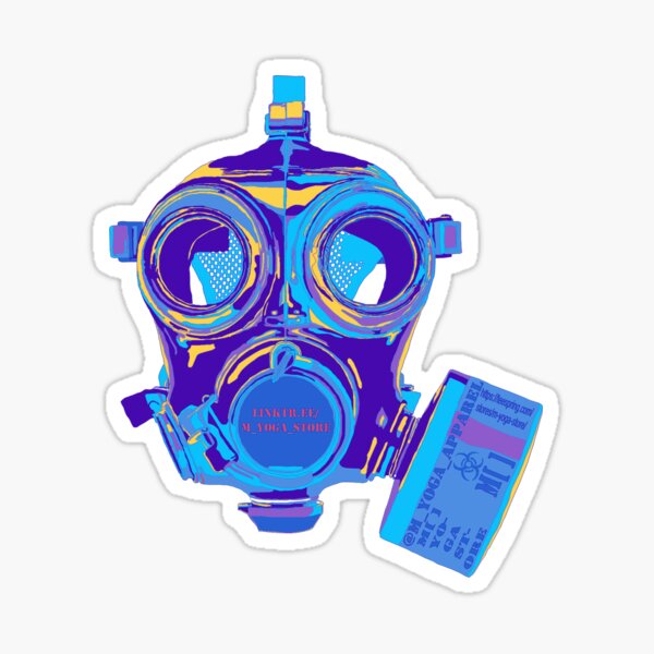 "Respirator" Sticker for Sale by m-yoga-store | Redbubble