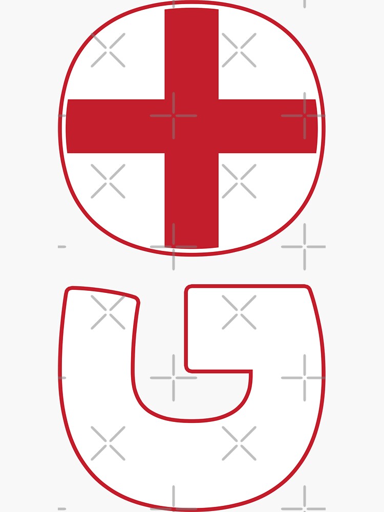 "Go England | BG Red" Sticker for Sale by Oliveirallan | Redbubble