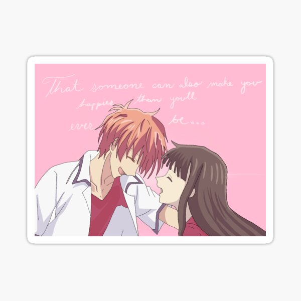 "Aesthetic Tohru and Kyo" Sticker for Sale by OdysseysMuse | Redbubble