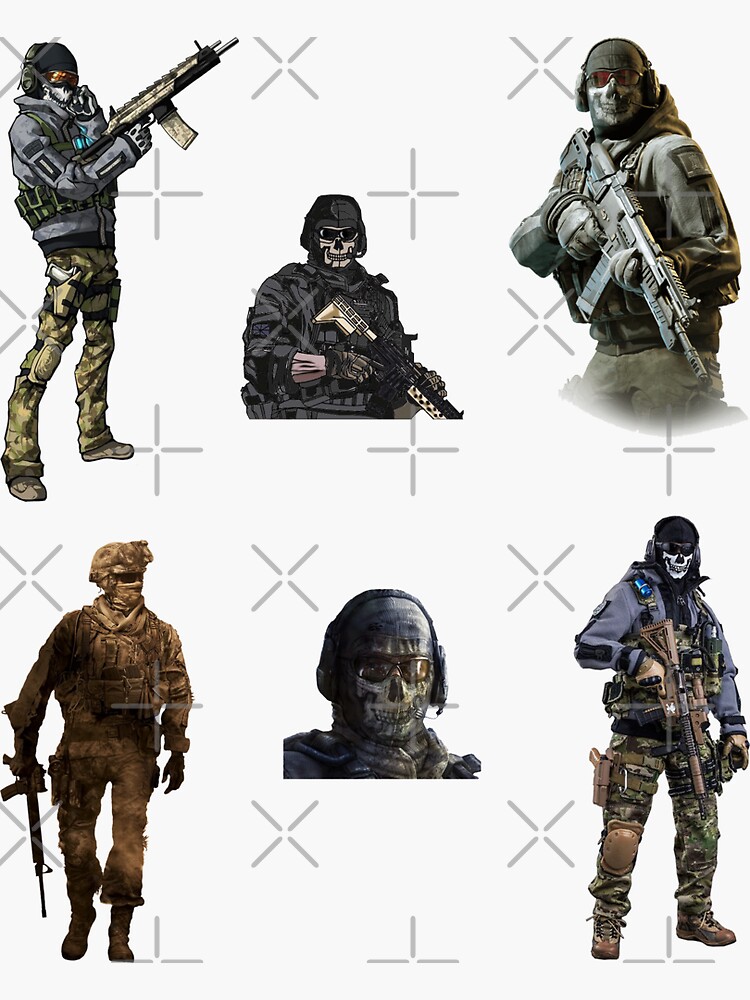 "COD MW2 pack" Sticker for Sale by animetrending | Redbubble