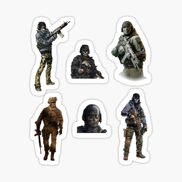 "COD MW2 pack" Sticker for Sale by animetrending | Redbubble