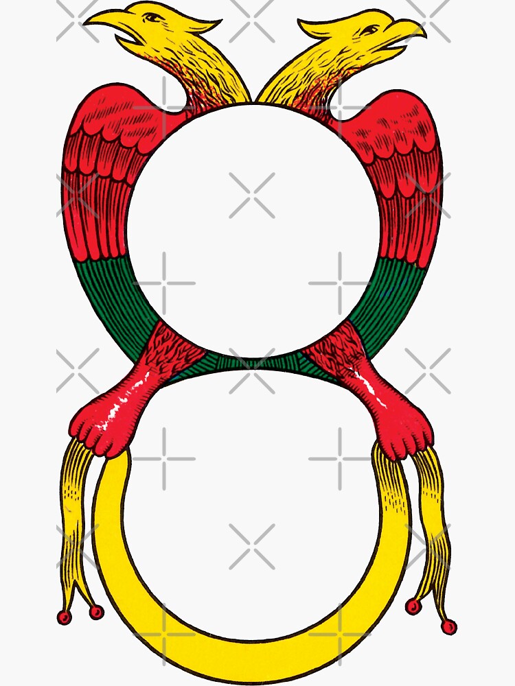 "Italian Ace of Coins Briscola Scopa Playing Card" Sticker for Sale by ...