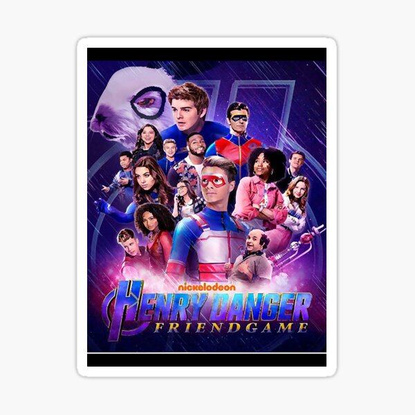 "Henry danger" Sticker for Sale by mancamanca1 | Redbubble