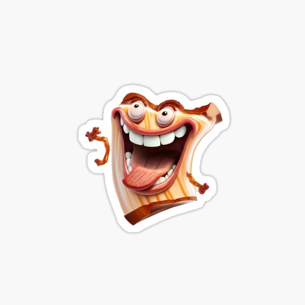 "Dancing Bacon" Sticker for Sale by TranMuse | Redbubble