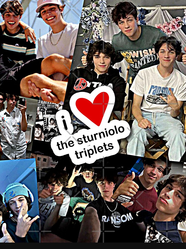 "Sturniolo Triplets" T-shirt for Sale by loveryan7 | Redbubble ...
