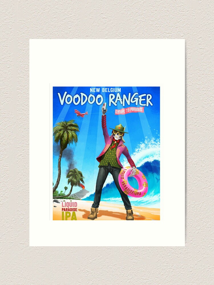 "Voodoo-ranger-ESCAPE-TO-PARADISE-ipa Logo" Art Print for Sale by ...