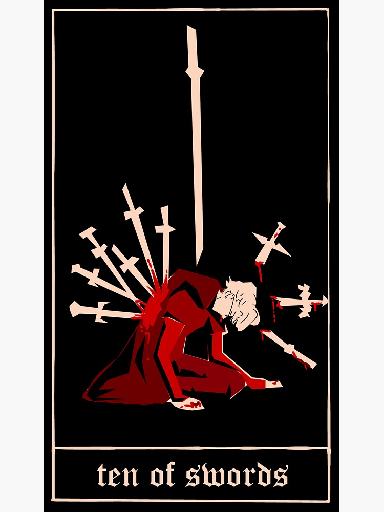 "dave strider tarot" Sticker for Sale by numberstation | Redbubble
