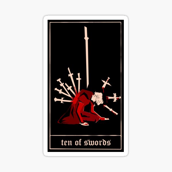 "dave strider tarot" Sticker for Sale by numberstation | Redbubble