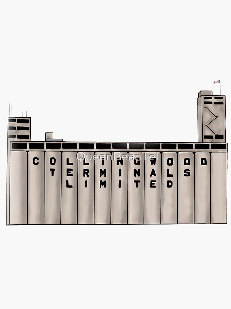 "Collingwood Terminals" Sticker for Sale by QueenBeanTel | Redbubble