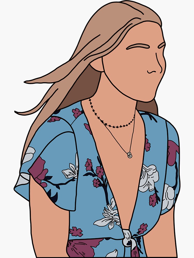 "Outer Banks Sarah Cameron" Sticker for Sale by ChristiaWeidema | Redbubble