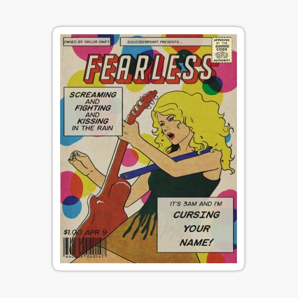 "taylor fearless " Sticker for Sale by paulawilcox | Redbubble