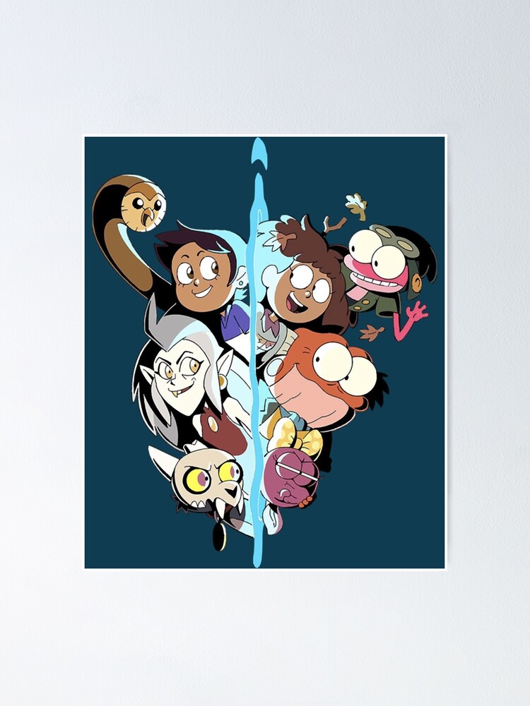 "the owl house and amphibia " Poster for Sale by SivarEstiloShop ...