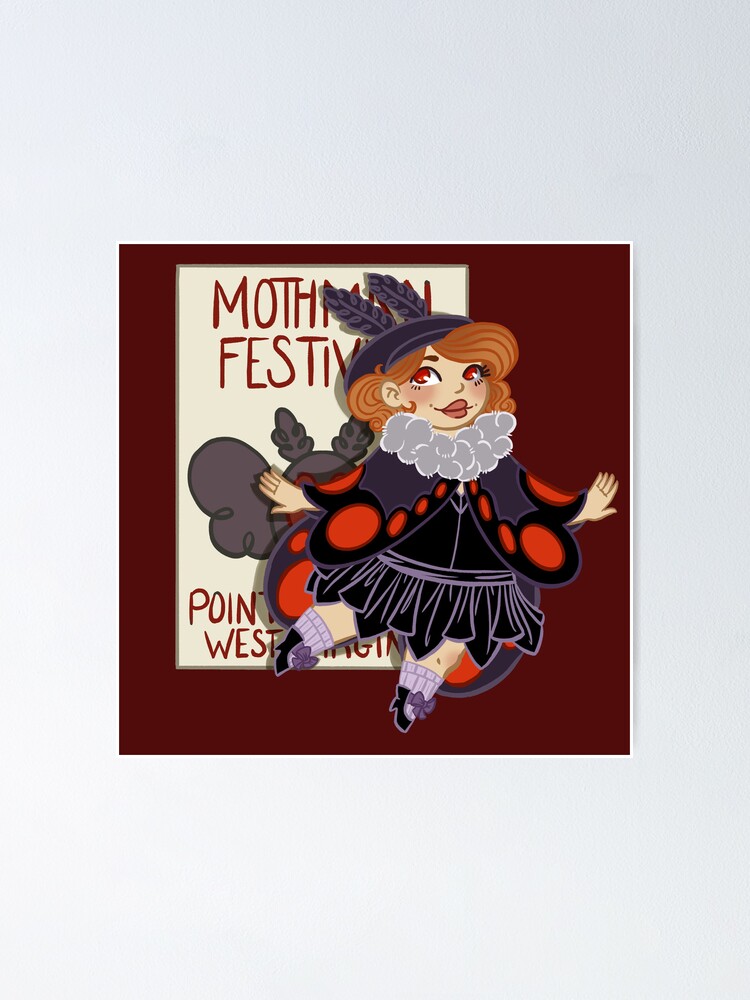 "1920s Flapper Mothman Fancy Dress Costume" Poster for Sale by ...