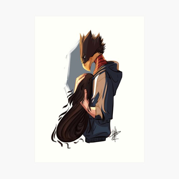 "Shadow gets a Cuddle" Art Print by CrossRoadArt | Redbubble