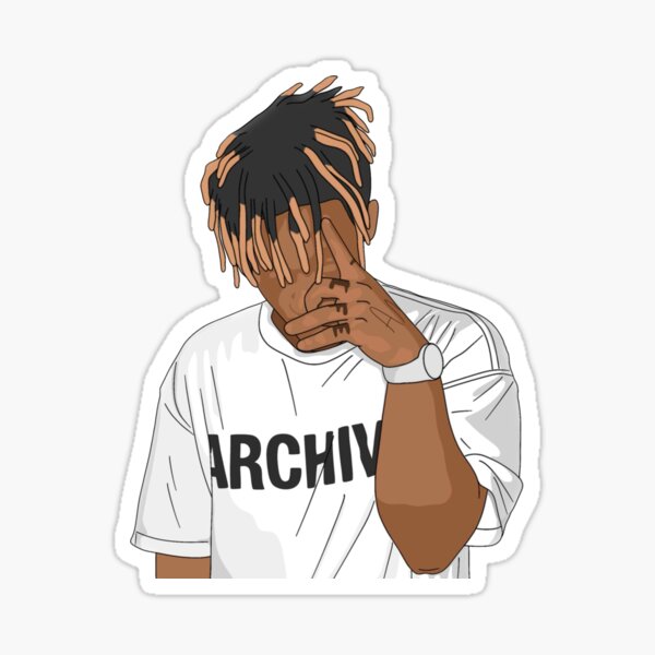 "Juice Wrld " Sticker for Sale by Lush-Designs | Redbubble
