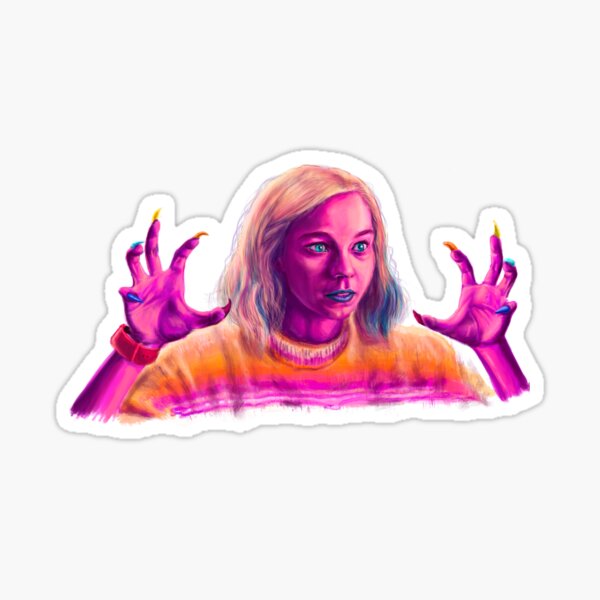 "Wednesday Addams (Enid)" Sticker for Sale by Chatchot | Redbubble