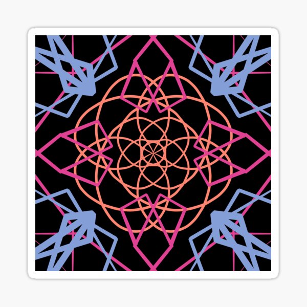"Geo 3" Sticker for Sale by compactdisc66 | Redbubble