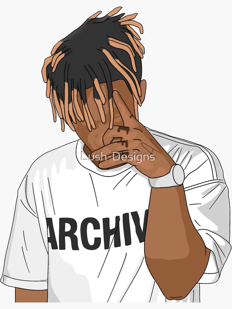 "Juice Wrld " Sticker for Sale by Lush-Designs | Redbubble