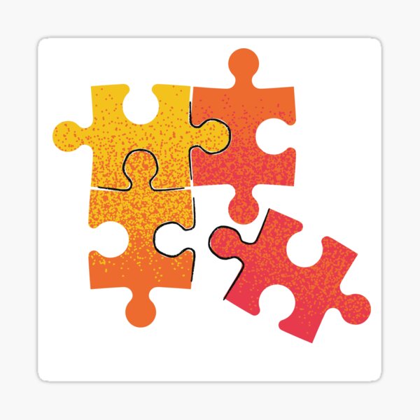 "puzzle" Sticker for Sale by souad-ramdani34 | Redbubble