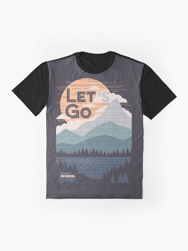 "Let's Go" Graphic T-Shirt for Sale by thepapercrane | Redbubble