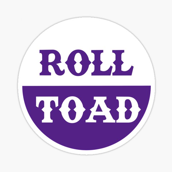 "Roll Toad - TCU " Sticker for Sale by Ccheevers | Redbubble