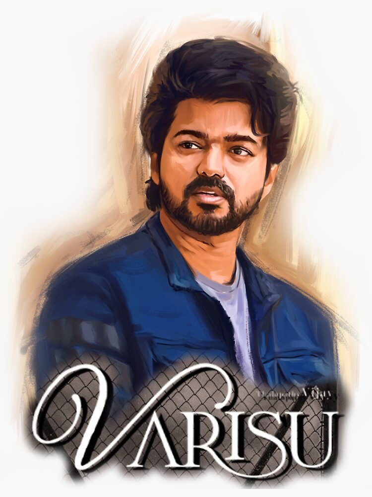 "Ilayathalapathy Vijay VARISU " Sticker for Sale by Srirangarakesh ...