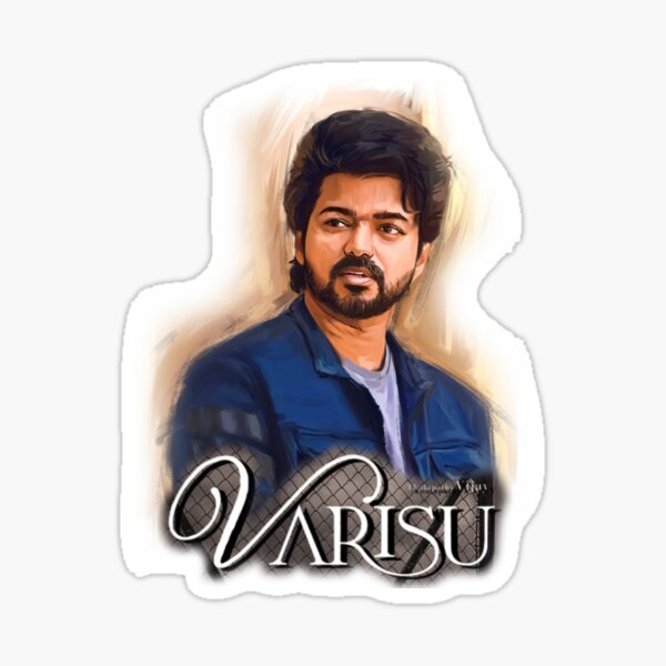 "Ilayathalapathy Vijay VARISU " Sticker for Sale by Srirangarakesh ...