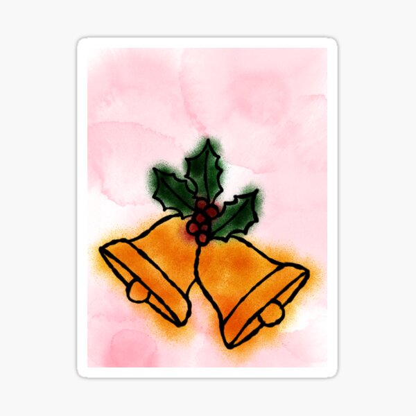 "Jingle Bells" Sticker for Sale by neetaujla | Redbubble