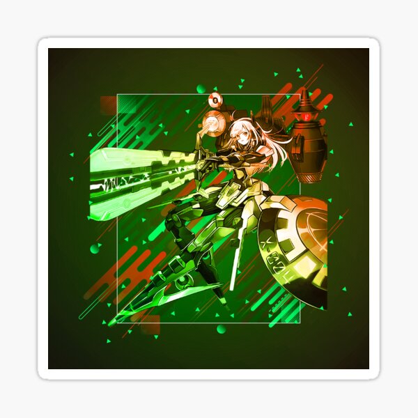 "Sky Striker Ace - Hayate *Modern Graphic Design*" Sticker for Sale by ...