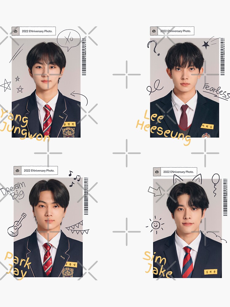 "ENHYPEN 2022 ENniversary ID pack (Jungwon, Heeseung, Jay, Jake ...