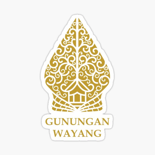 "gunungan wayang" Sticker for Sale by killzilla | Redbubble