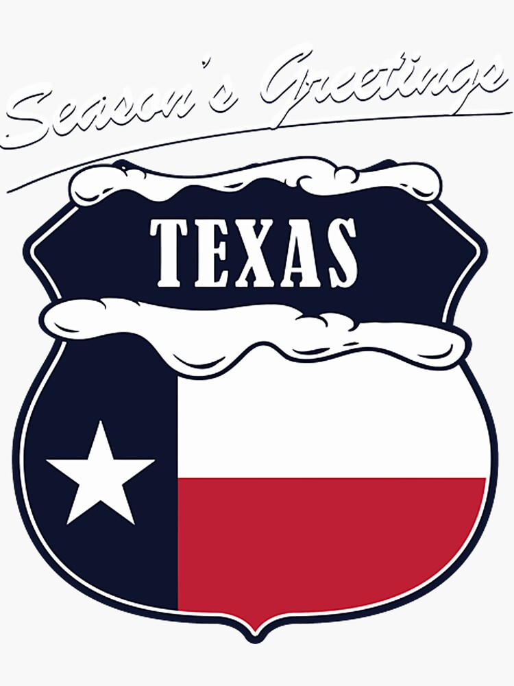 "seasons greetings texas christmas" Sticker for Sale by adeipyy | Redbubble