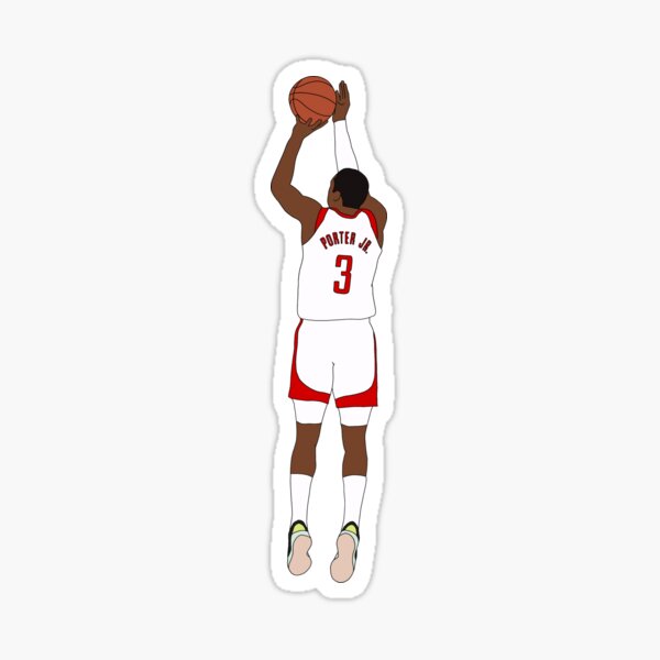 "KPJ Jumpshot Minimal" Sticker for Sale by LDmedia | Redbubble