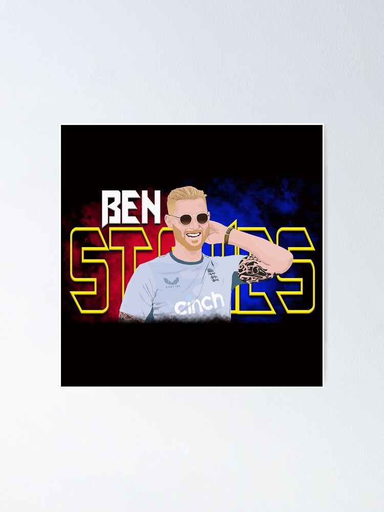 "Ben Stokes Digital Artwork" Poster for Sale by VNWofficial | Redbubble