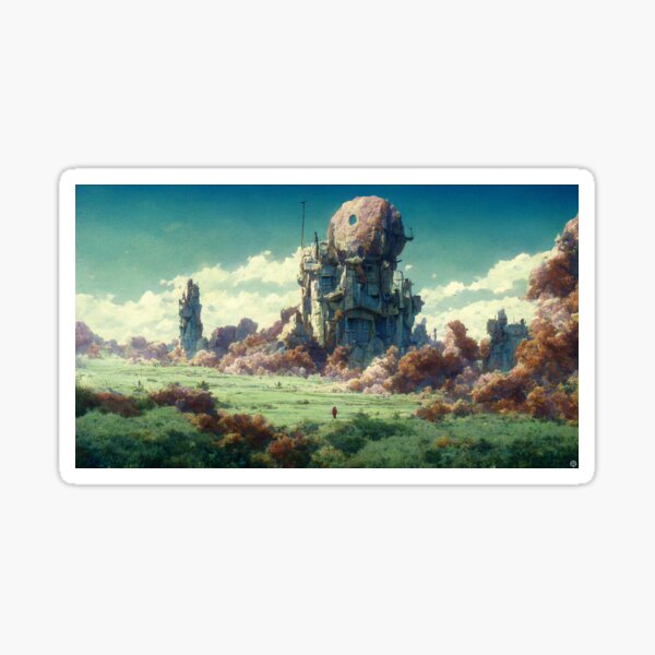 "The Observatory" Sticker for Sale by RicoInStudios | Redbubble