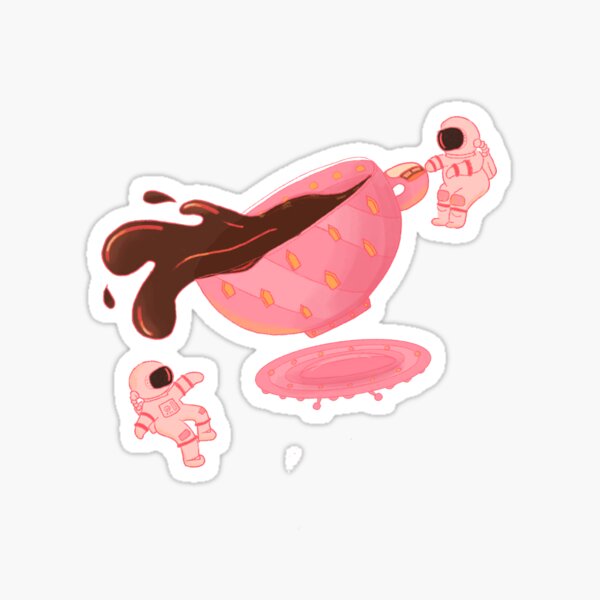 "Space Teacup" Sticker for Sale by moonlitdoodl | Redbubble