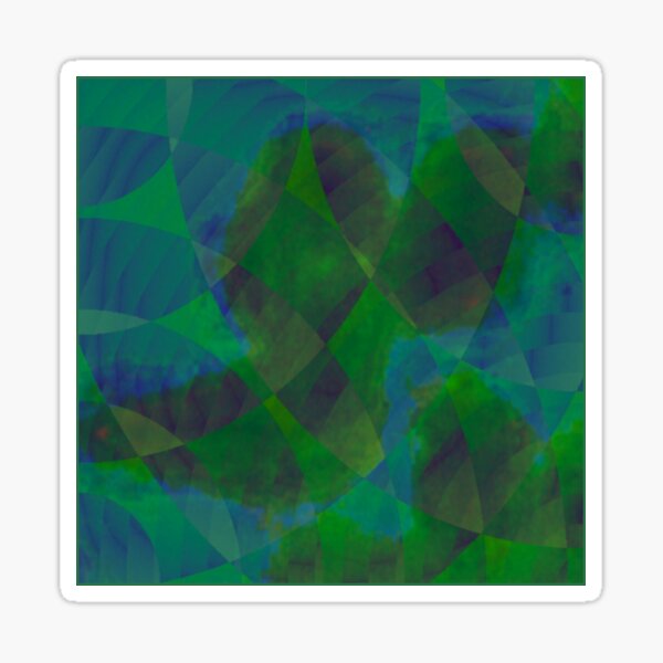 "Forest Green and Blue Gradients" Sticker for Sale by ElePo | Redbubble