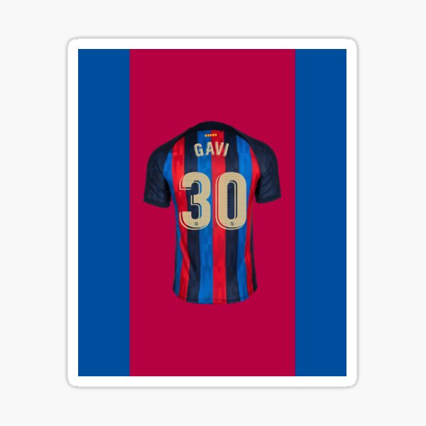 "Gavi barcelona football jersey number 30" Sticker for Sale by Niramon ...