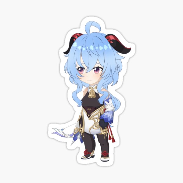 "Genshin Impact Ganyu" Sticker for Sale by Somnus09 | Redbubble