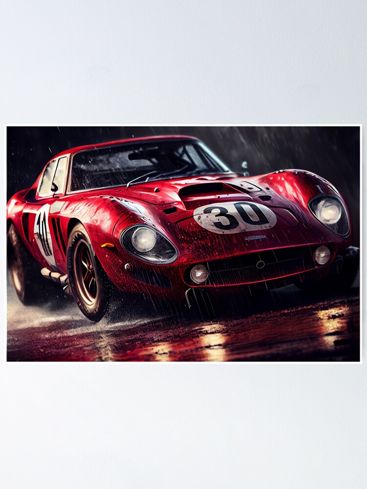 "Ferrari 250 GTO drawing" Poster for Sale by DigiArtsSpace | Redbubble