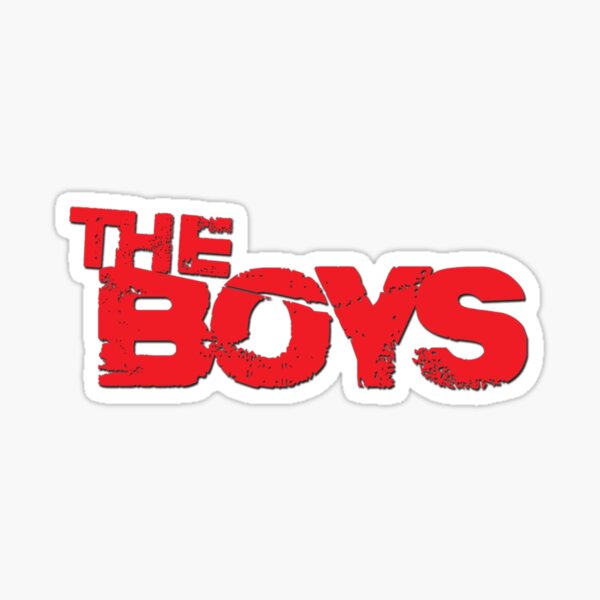 "The Boys Series Text Font Meme" Sticker for Sale by UprizeShop | Redbubble