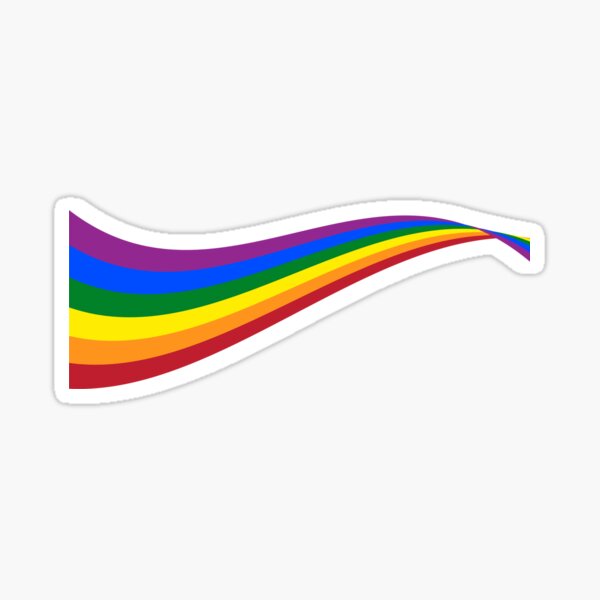 "LGBT Pride Rainbow Design" Sticker for Sale by OverNinthCloud | Redbubble